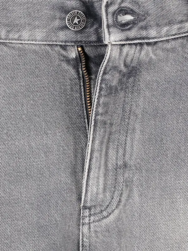 GOLDEN GOOSE Wide Leg Jeans With Studs