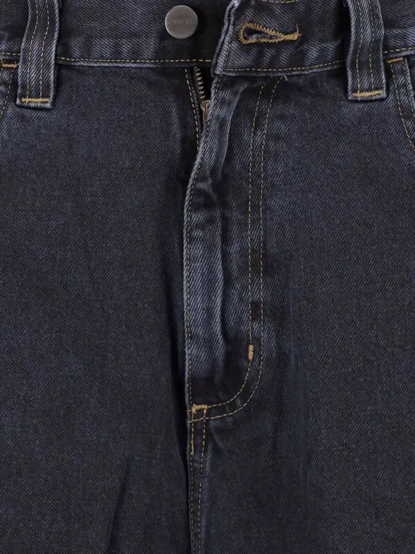 Carhartt Work In Progress Brandon" Wide Leg Jeans - Black