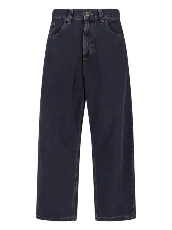 Carhartt Work In Progress Brandon" Wide Leg Jeans - Black