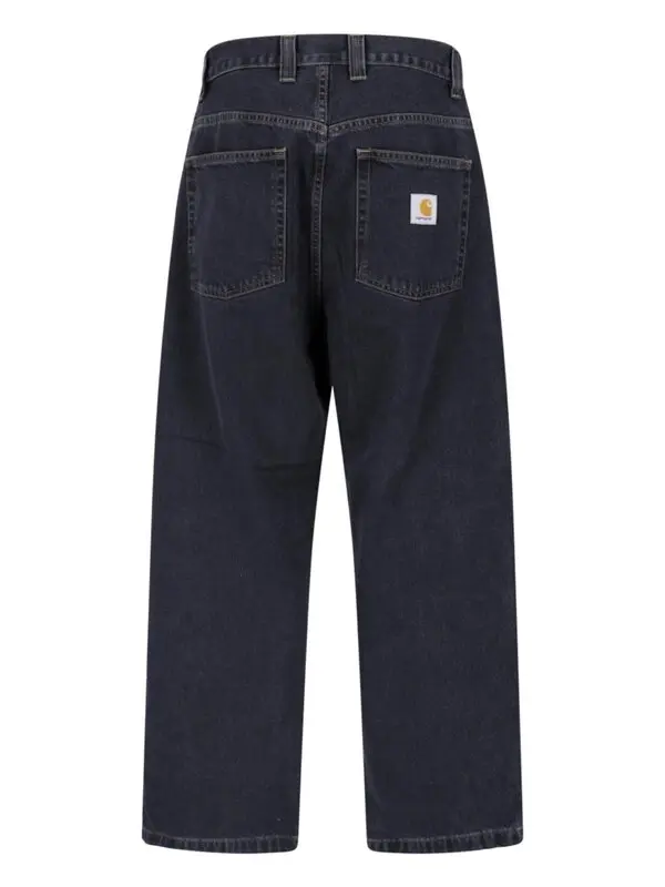 Carhartt Work In Progress Brandon" Wide Leg Jeans - Black