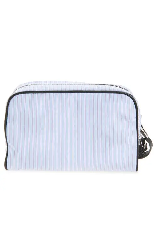 Dolce & Gabbana Stripe Poplin Wristlet - Multicolor Azzurro