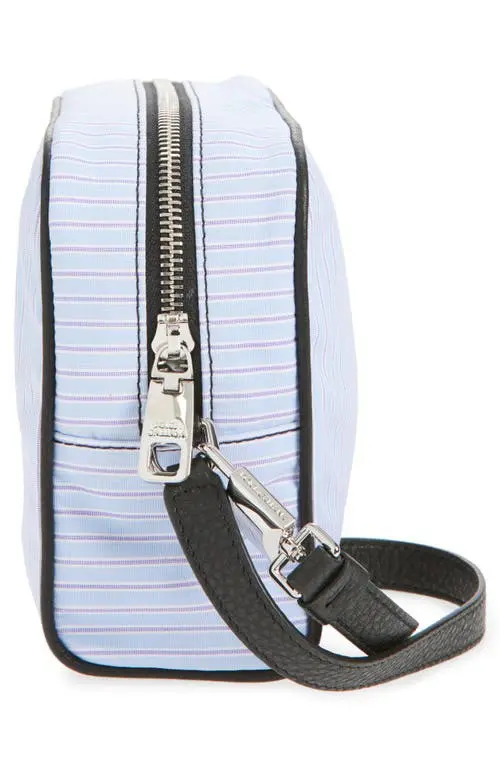 Dolce & Gabbana Stripe Poplin Wristlet - Multicolor Azzurro
