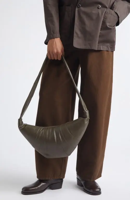LEMAIRE Medium Croissant Leather Shoulder Bag