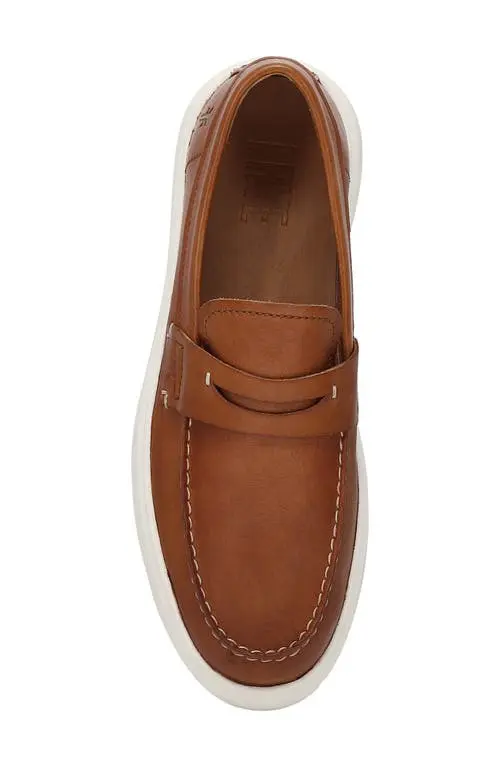 THE FRYE COMPANY Beau Penny Loafer Sneaker - Caramel