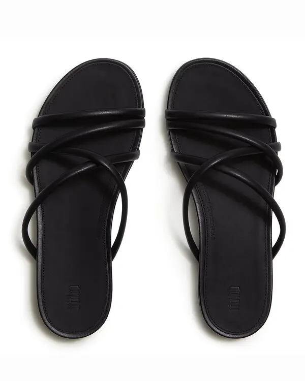 Fitflop Gracie Strappy Leather Sandals - All Black