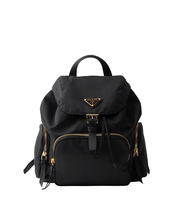 Prada Small Re-nylon Backpack - Black