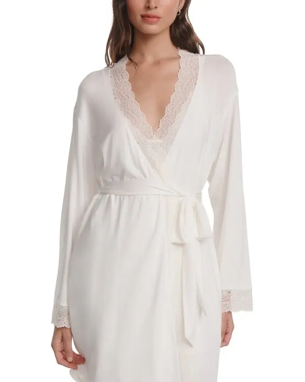 Eberjey Lara Lace Trim Robe