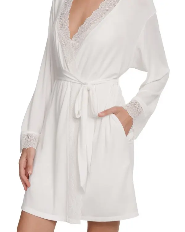 Eberjey Lara Lace Trim Robe