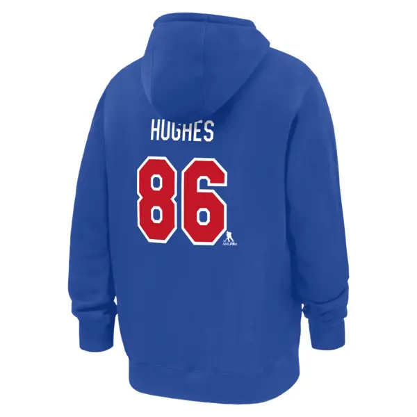 Nike Jack Hughes Usa Olympic Team 2026 "gold Medal" Pullover Hoodie - Blue