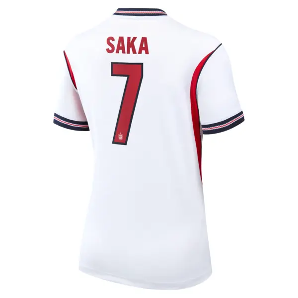 Nike Bukayo Saka England National Team 2026 Stadium Home Dri-fit Soccer Jersey - White