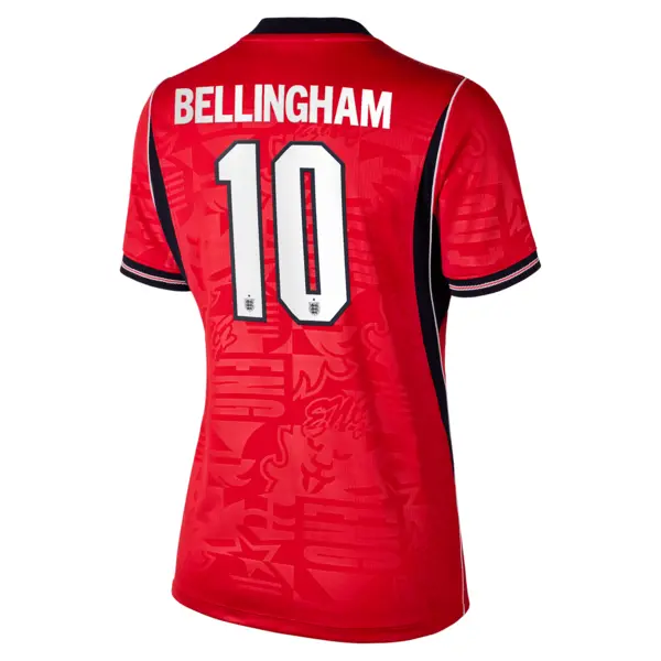 Nike Jude Bellingham England National Team 2026 Stadium Away Dri-fit Soccer Jersey - Red