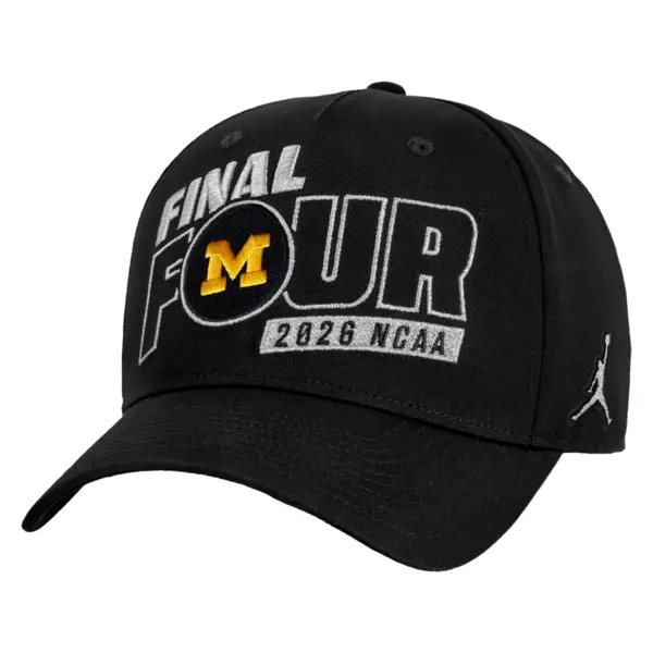 Nike Michigan Wolverines 2026 Basketball Cap - Black