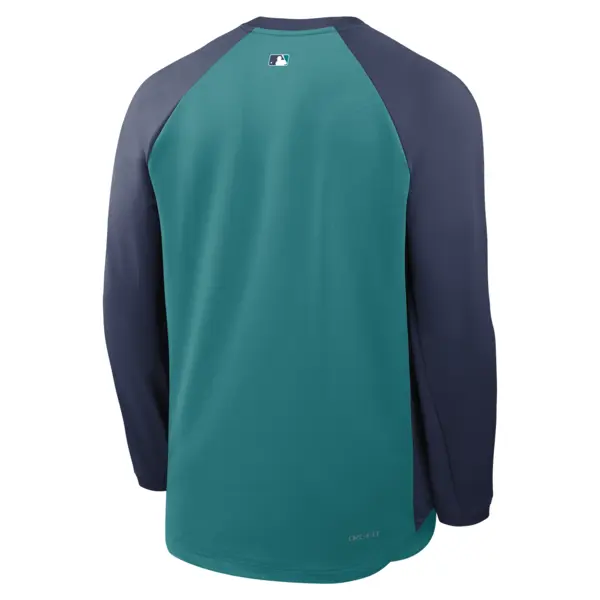 Nike Seattle Mariners Authentic Collection Dri-fit Pullover Crew