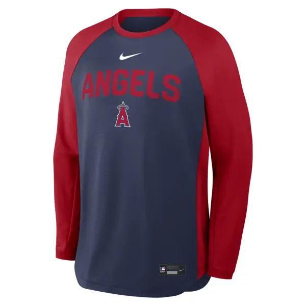 Nike Los Angeles Angels Dri-fit Pullover Crew - Blue