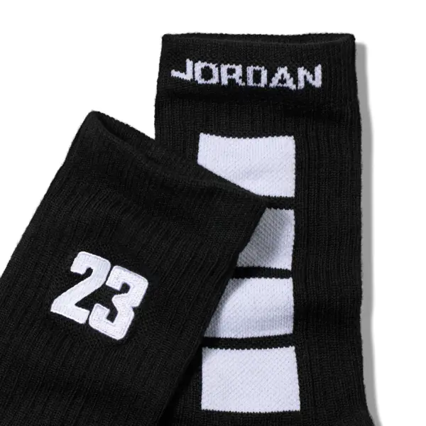 JORDAN Everyday Crew Socks - Black
