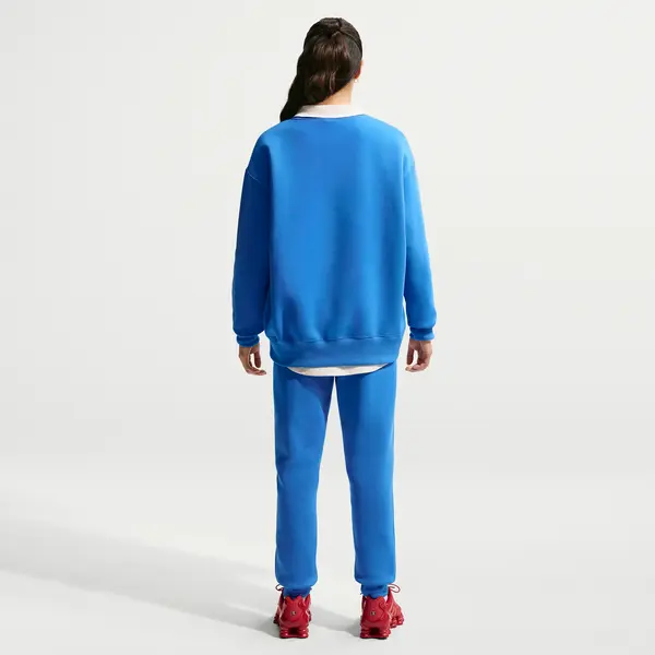Nike Sportswear Phoenix Fleece Oversized Crew-neck Sweatshirt - Blue