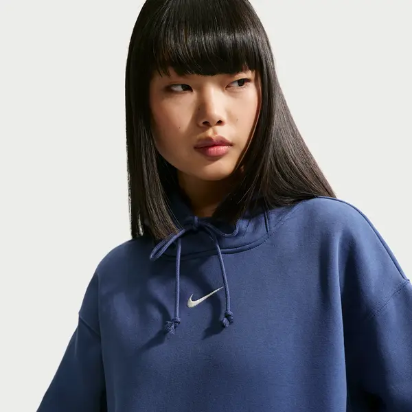 Nike Sportswear Phoenix Fleece Oversized Pullover Hoodie - Blue