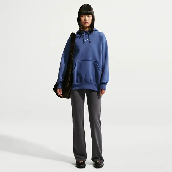 Nike Sportswear Phoenix Fleece Oversized Pullover Hoodie - Blue