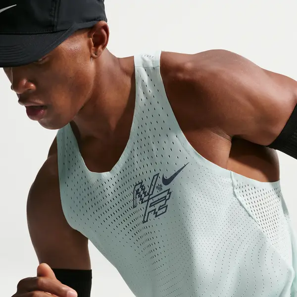 Nike Aeroswift Dri-fit Adv Running Singlet - Green