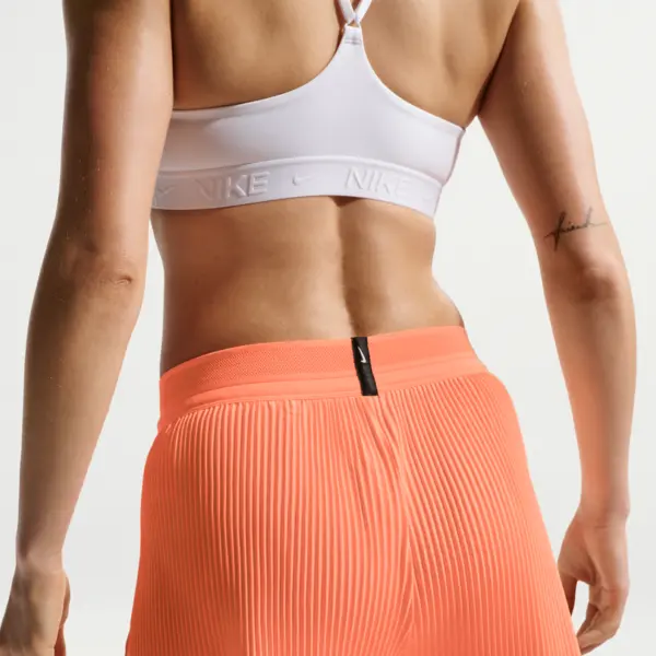 Nike Aeroswift Dri-fit Adv Mid-rise 3" Brief-lined Running Shorts - Orange