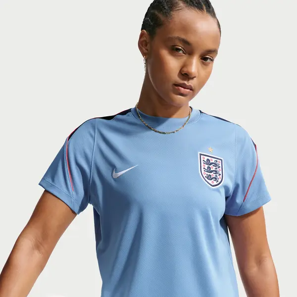 Nike England Strike Soccer Dri-fit Short-sleeve Top - Blue