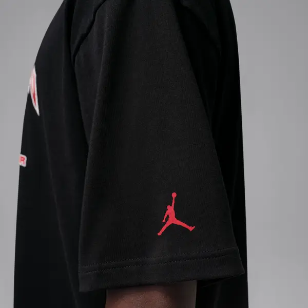 JORDAN Flight Essentials Boxy Graphic T-shirt - Black