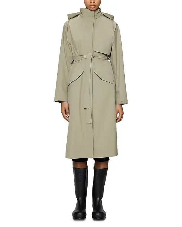 Rains Suva Hardshell Coat - Beige