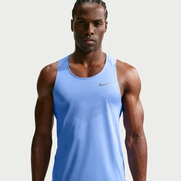 Nike Stride Dri-fit Adv Running Tank Top - Blue