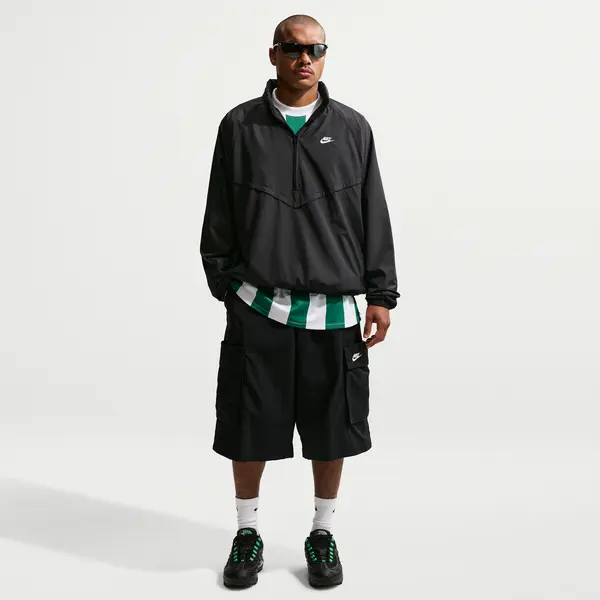 Nike Windrunner Lightweight Half-zip Jacket - Black