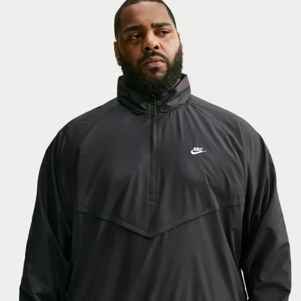 Nike Windrunner Lightweight Half-zip Jacket - Black