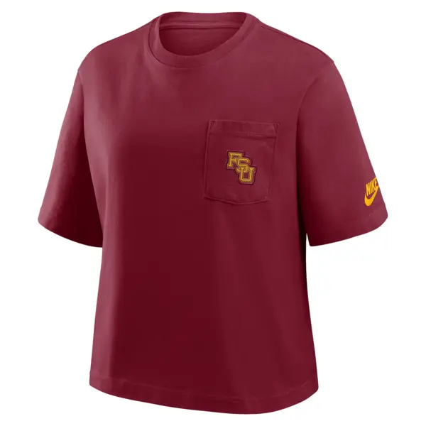 Nike Florida State Legacy Pocket Boxy College T-shirt - Red