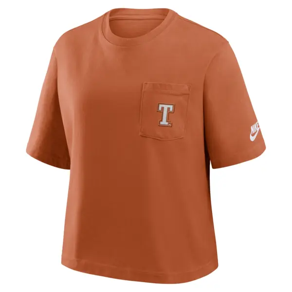 Nike Texas Legacy Pocket Boxy College T-shirt - Orange