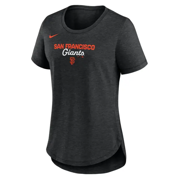 Nike San Francisco Giants Arched Team Name Mlb T-shirt - Black