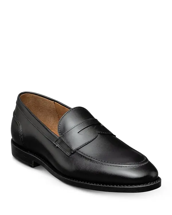 Allen Edmonds Leather Penny Loafers - Black