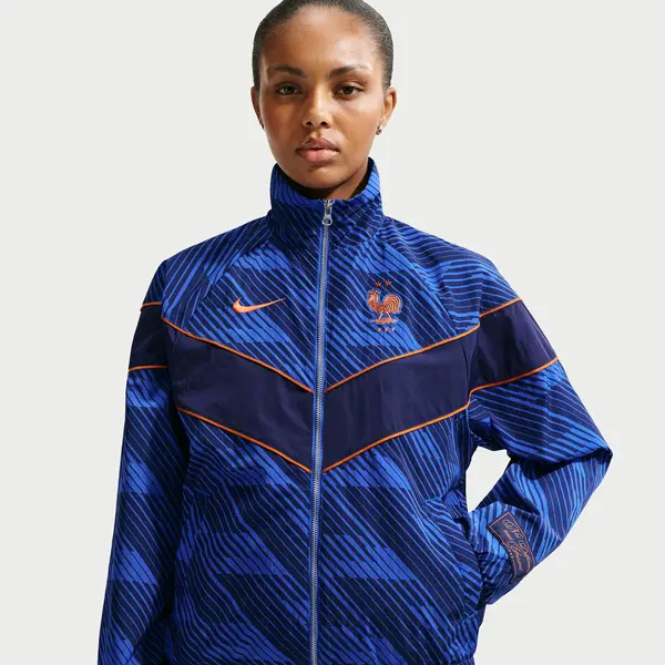 Nike Fff Windrunner Soccer Uv Woven Jacket - Blue