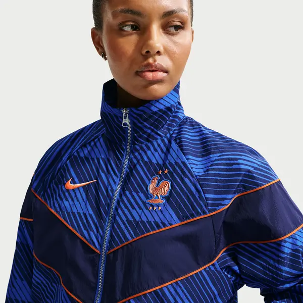 Nike Fff Windrunner Soccer Uv Woven Jacket - Blue
