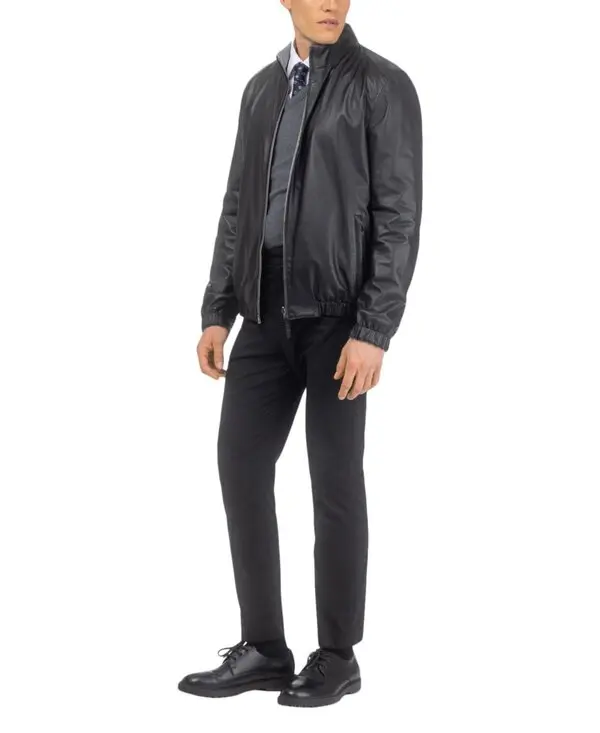 Gorski Reversible Nappa Leather And Loro Piana Cashmere & Wool Jacket - Black/gray