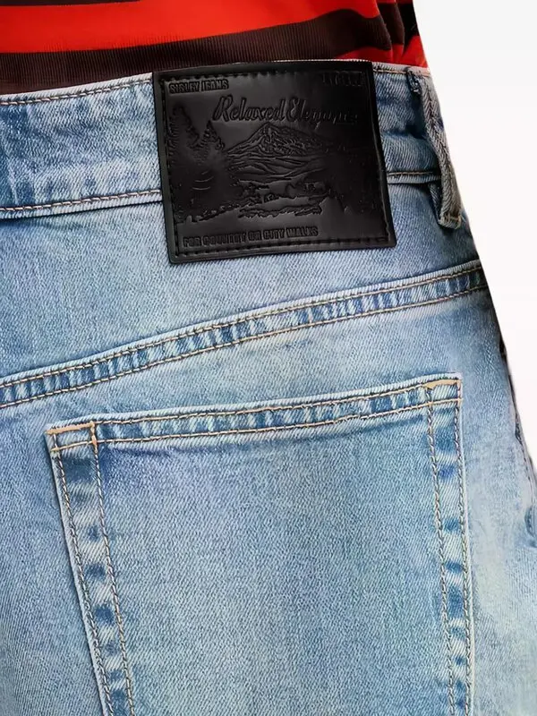 Sisley Logo-patch Jeans