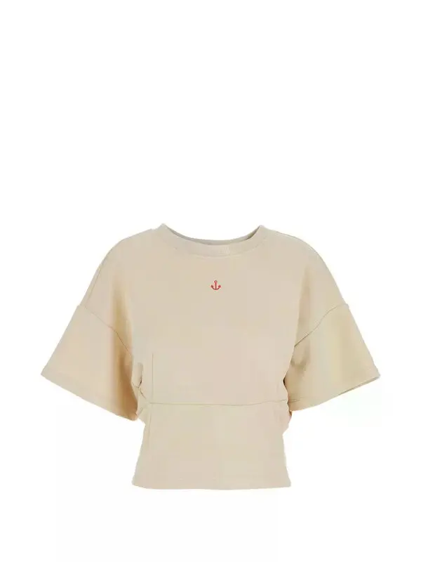 MERCI Cropped T-shirt - Neutrals