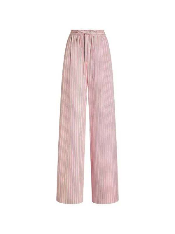 Dolce & Gabbana Striped Drawstring Trousers - Pink