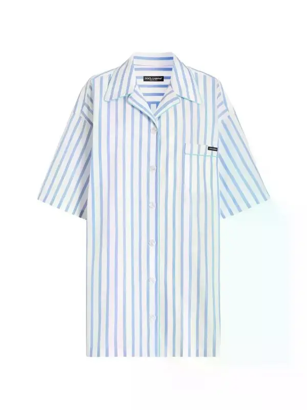 Dolce & Gabbana Chest-pocket Striped Shirt - White