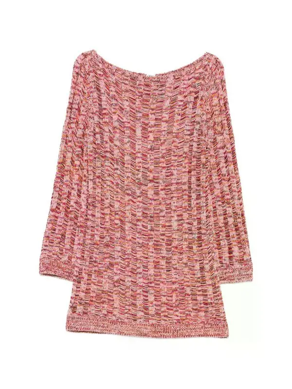 Missoni Patterned Mini Dress - Pink