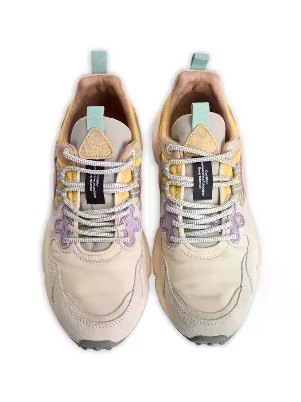 FLOWER MOUNTAIN Yamano Paneled Sneakers - Neutrals