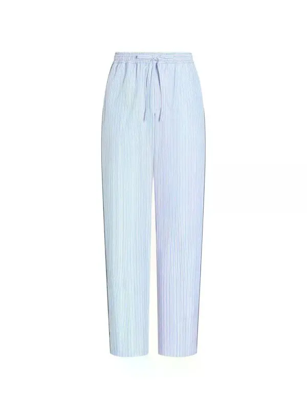 Dolce & Gabbana Striped Poplin Trousers - Blue