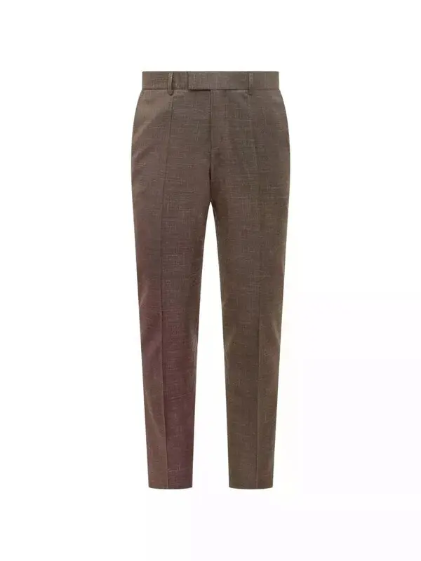 BOSS Slim-fit Tailored Trousers - Brown