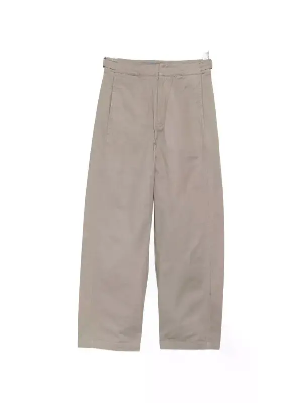 AGNES B. Straight Trousers - Neutrals