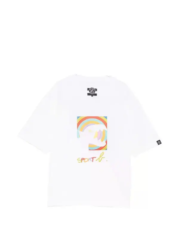 AGNES B. Box Dino T-shirt - White