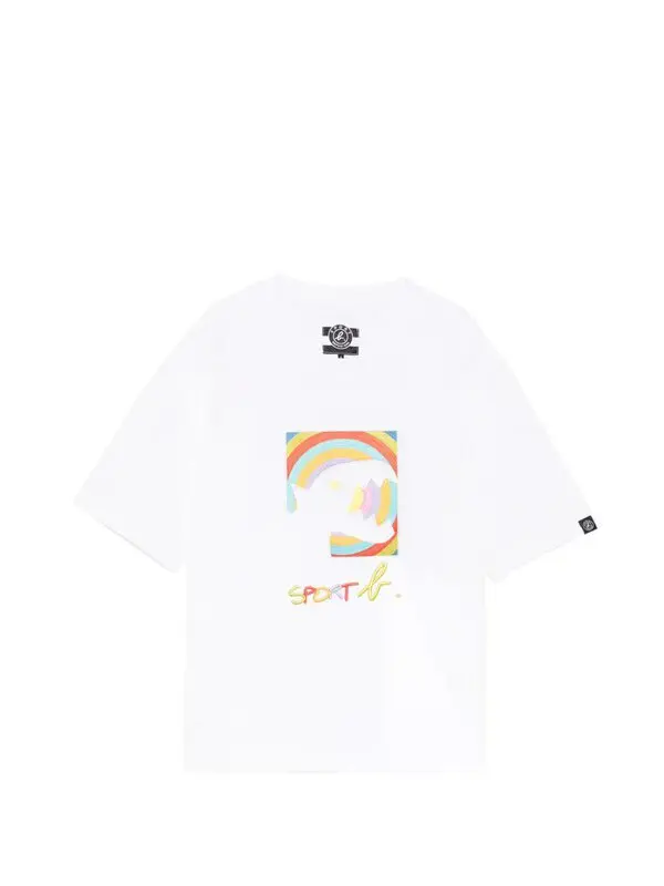 AGNES B. Box Dino T-shirt - White