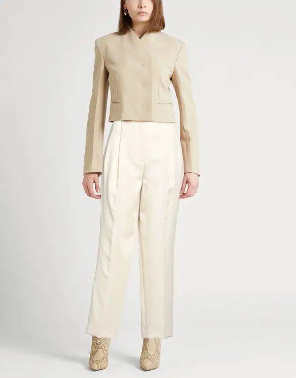 TOTEME Tapered High-waisted Pants In Viscose And Polyester