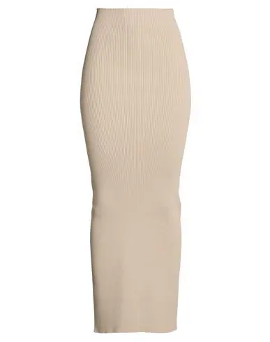Max Mara Sfilata Maxi Skirt Chocolate Size Viscose, Polyester - Beige